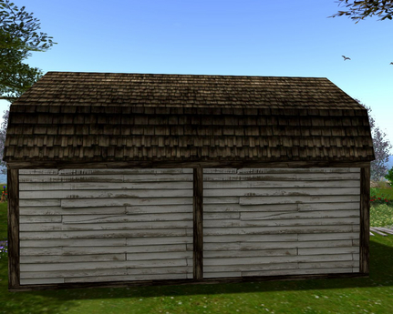 Second Life Marketplace - Old Wood Barn 38 Prims