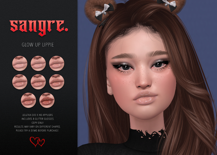 Second Life Marketplace - {sangre.} Glow Up Lippie
