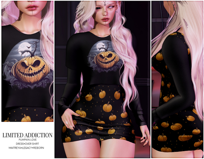 Second Life Marketplace - Limited Addiction - Pumpkin Love