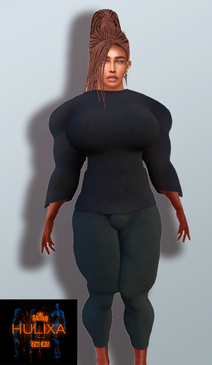 Second Life Marketplace - SiK Emma Suit Bulge Black n Leather - Hulixa
