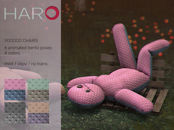 Second Life Marketplace - Voodoo Chairs Set ( free in-world )