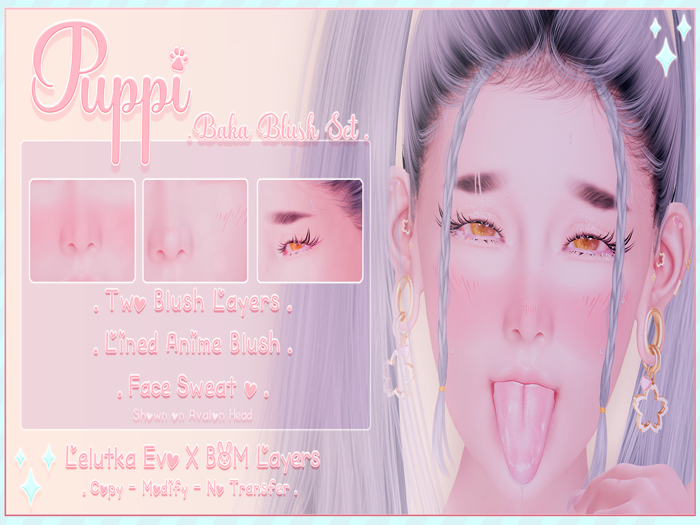 Second Life Marketplace - . Puppi . - Baka Blush Set
