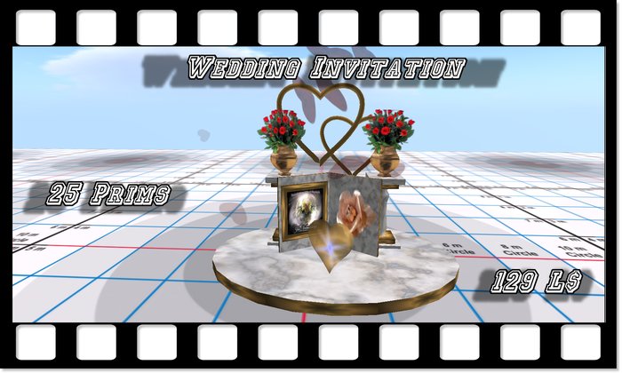Second Life Marketplace - Wedding Invitation