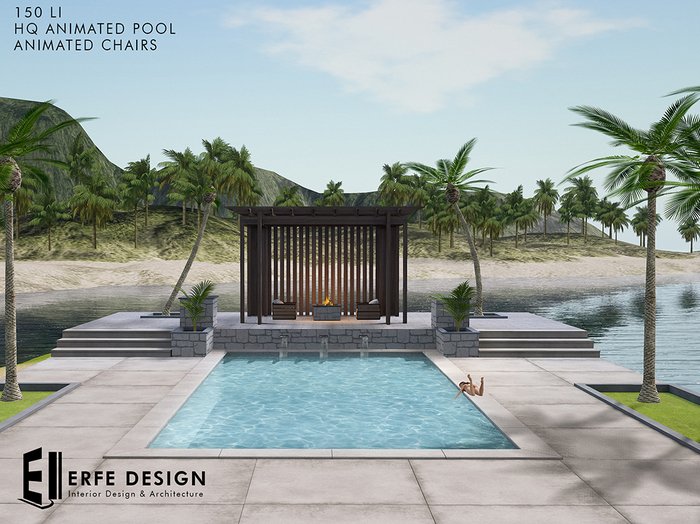 Second Life Marketplace - Sahara Pool 152 LI [Erfe Design] PACK