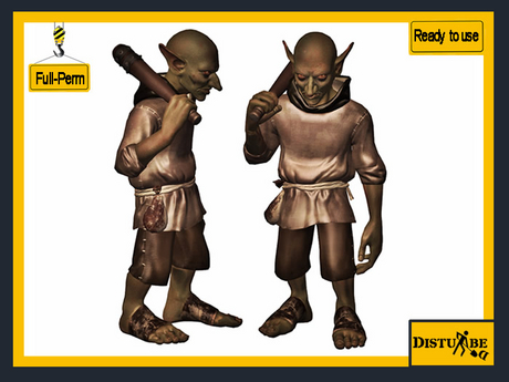 Second Life Marketplace - ::DisturbeD:: Robin The Goblin Halloween ...