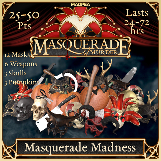 Second Life Marketplace - MadPea Halloween Hunt Object Bundle ...