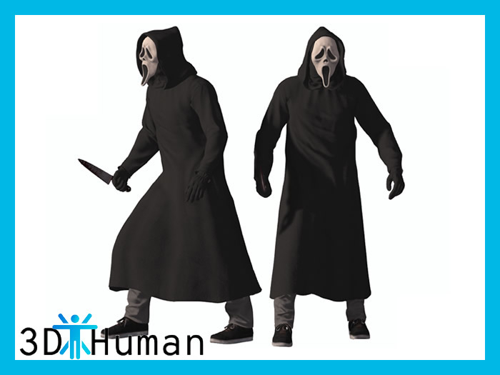 Second Life Marketplace - 3D Human Scream Guy Character FULL PERM MESH
