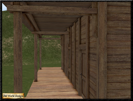 Second Life Marketplace - Wild West Town Hotel / Saloon False front old ...
