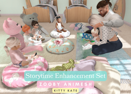 Second Life Marketplace - {KK} Zooby Storytime Enhancement Set ♥ Zooby ...