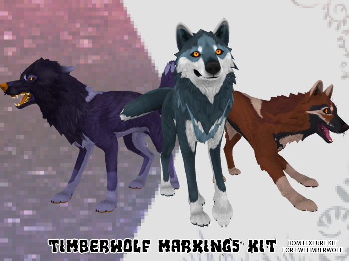 Second Life Marketplace - [SALA] TWI Timberwolf BOM Markings Kit