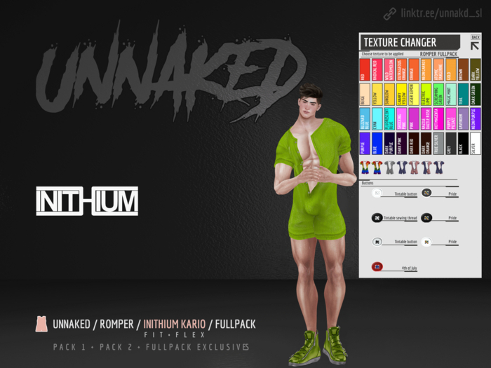 Second Life Marketplace - UNNAKED / ROMPER / KARIO / FULLPACK