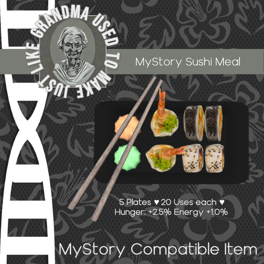 Second Life Marketplace - SushiRollsMeal - [MyStory]