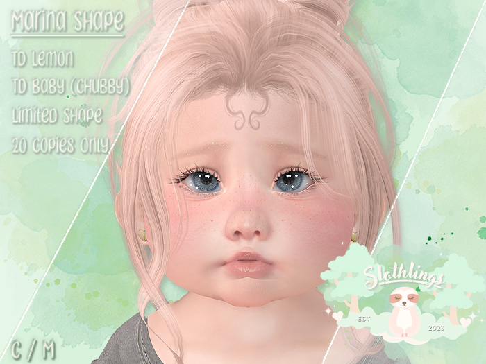 Second Life Marketplace - { Slothlings } Marina Shape - TD Lemon *LIMITED*