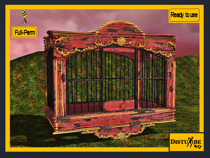 Second Life Marketplace - ::DisturbeD:: Horror Circus - Cage Exhibit ...