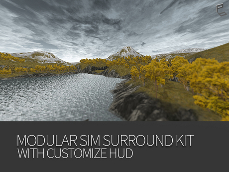 Second Life Marketplace - Modular Sim Surround Kit & Customize Hud