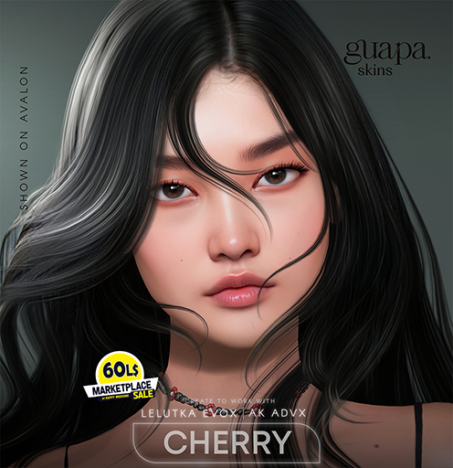 Second Life Marketplace - Guapa - Cherry Skin (LELUTKA EVOX) Rose Kiss