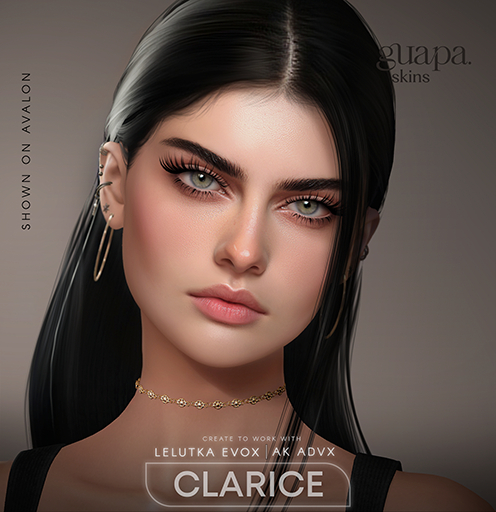 Second Life Marketplace - Guapa - Clarice Skin (LELUTKA EVOX) Rose Kiss