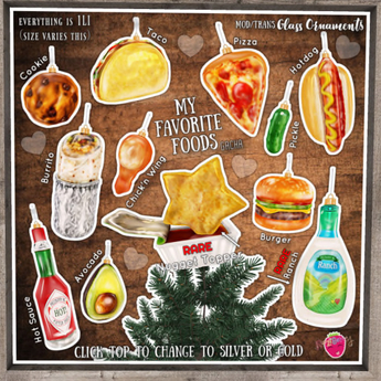 Second Life Marketplace - RazzBerry Inc. My Favorite Foods (Ranch) RARE