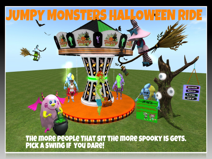 Second Life Marketplace - JUMPY MONSTERS HALLOWEEN RIDE