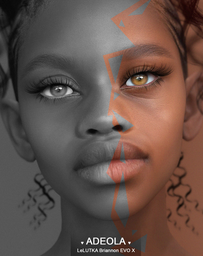 Second Life Marketplace - [LERONSO] ADEOLA skin for Lelutka EVO X DEMO