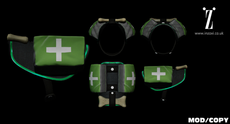 Second Life Marketplace - [inZoxi] - TWBM Wolf Pup - Rescue Vest