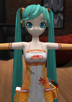 Second Life Marketplace - FP Anime Hatsune Miku racing girl mesh avatar