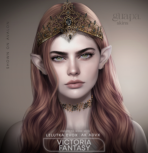 Second Life Marketplace - Guapa - Victoria Skin (LELUTKA EVOX) Grey Alien