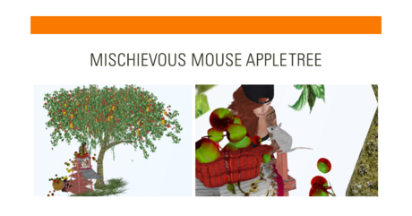 Second Life Marketplace - Apple Tree Harvest-Mischievous Mouse