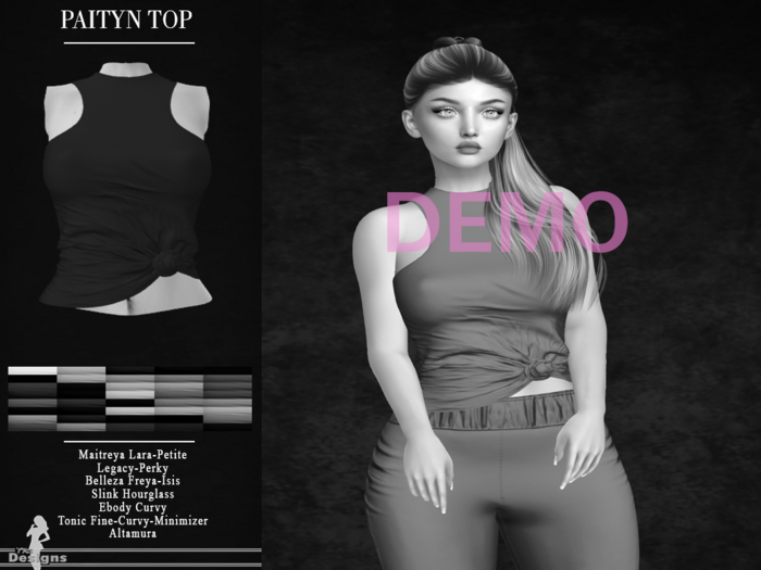 Second Life Marketplace - Paityn Top Demo Hud