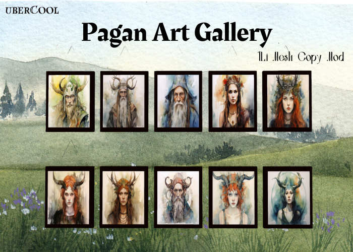 Second Life Marketplace - *uC* Pagan Art Gallery ~ 10 Images