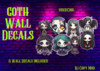 Second Life Marketplace - *uC* 8 Goth Girl Wall Decals
