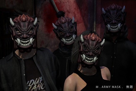 Second Life Marketplace - .UNTITLED. m.army mask . redrum (add me)