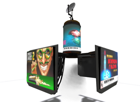 Second Life Marketplace - float sign CP2077 PhLy 0.1 MPV