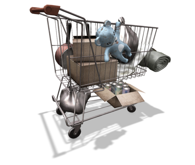 Second Life Marketplace - NOMAD // Scavenger Cart RARE