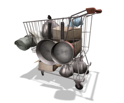 Second Life Marketplace - NOMAD // Scavenger Cart RARE