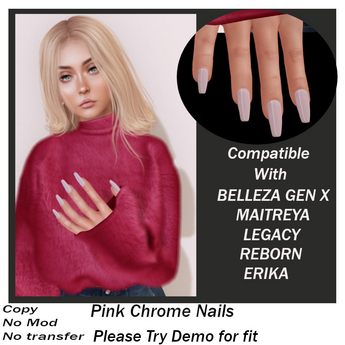 Second Life Marketplace - [ReM] Pink Up Nails