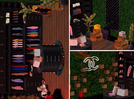 Second Life Marketplace - [DEVIX] Luxury Closet Premade Backdrop