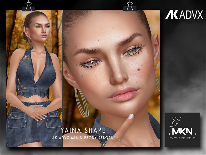 Second Life Marketplace - . MKN . Yaina Shape [AK ADVX Mia]