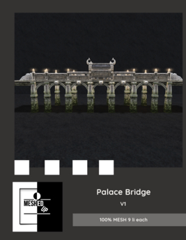 Second Life Marketplace - MeshedUp: Palace Bridge V1