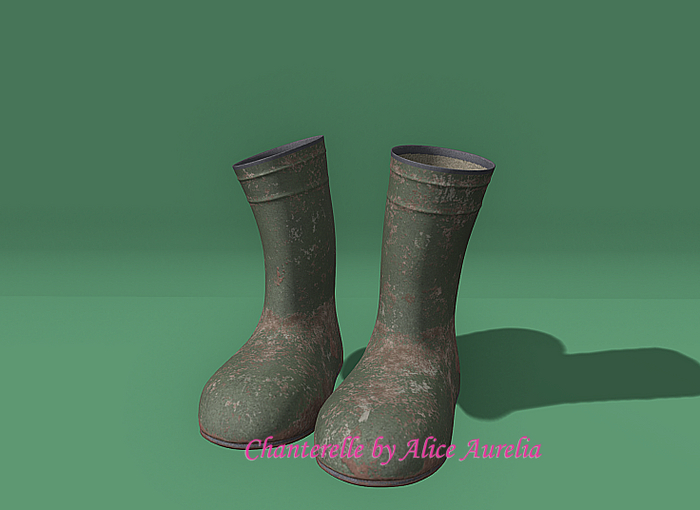 Second Life Marketplace - 4 DUST: Rubber Boots decor