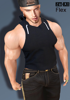 Second Life Marketplace - Brutal Sammy's Hood Black - Kario Flex