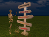 Second Life Marketplace - Halloween Crossing sign