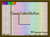 Second Life Marketplace - Classic Cable Rib Knit Seamless Texture Pack