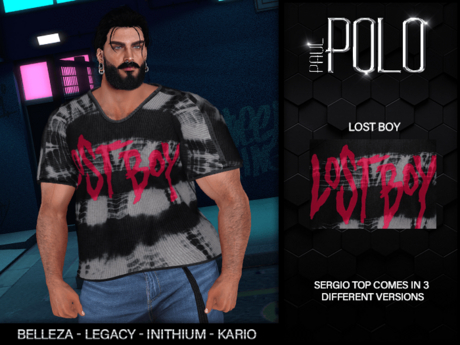 Second Life Marketplace - POLO PAUL - SERGIO LOST BOY SET - BELLEZA ...