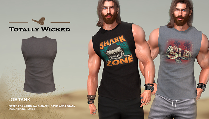 Second Life Marketplace - Totally Wicked - Joe tank top_C01