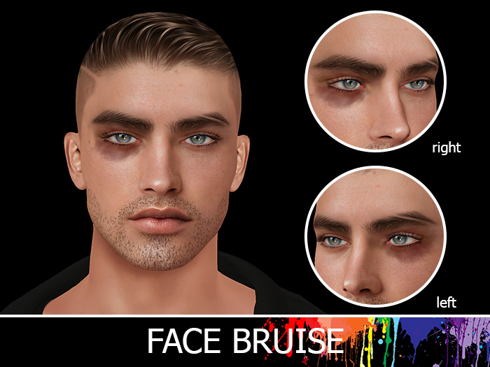 Second Life Marketplace - [Old Pallete] FACIAL BRUISE /BOM/