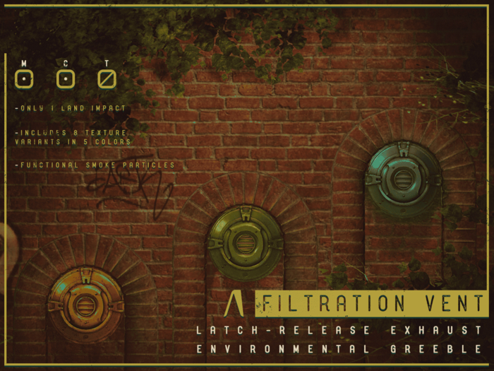 Second Life Marketplace - S I G N A _ Filtration Vent