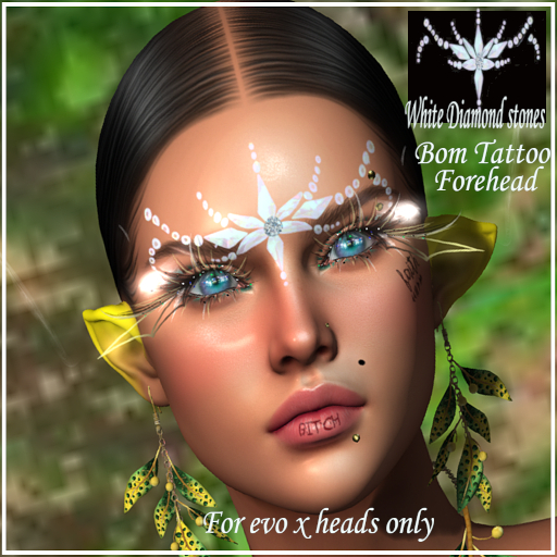 Second Life Marketplace - ::Dior::Diamond stones Forehead tat