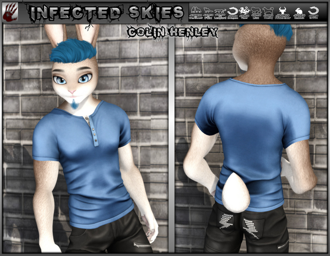 Second Life Marketplace - *IS* Colin Henley Furry Blue