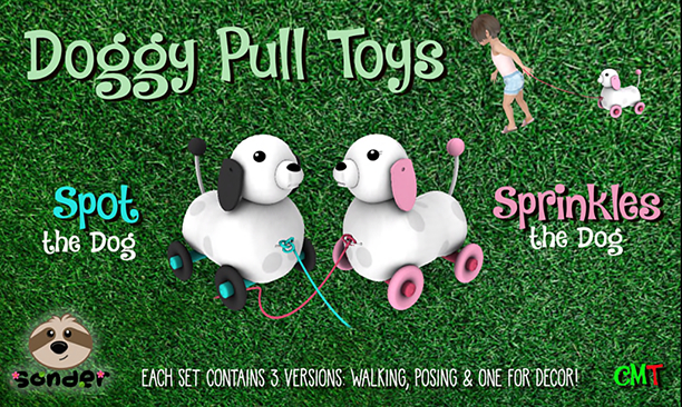 Second Life Marketplace - (-sonder-} Sprinkles the Dog (BOXED)